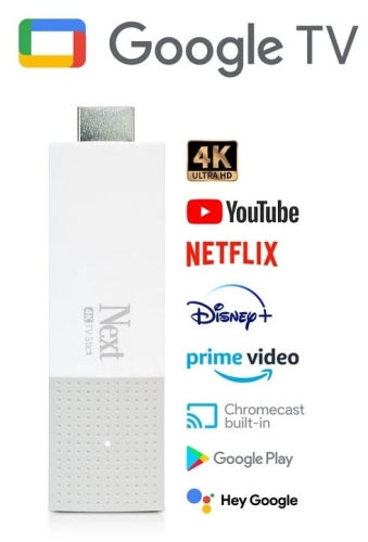 Android 11 SMART Dongle Google TV NEXT 4K Stick AUDAX.NET.PL ...